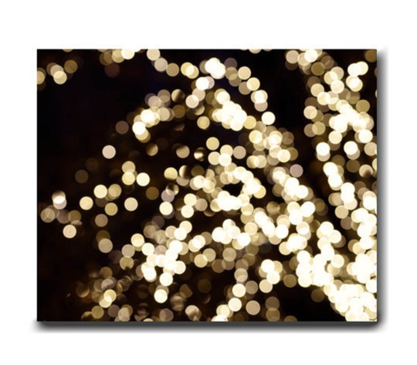 Holiday Wall Art Lighted Tree Abstract Canvas or Photo Print | Etsy