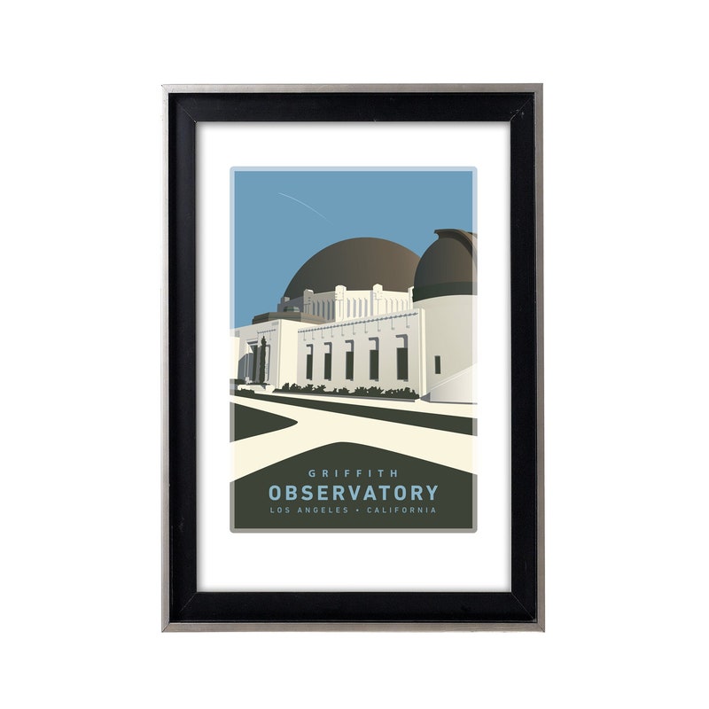 Griffith Observatory Poster - Etsy