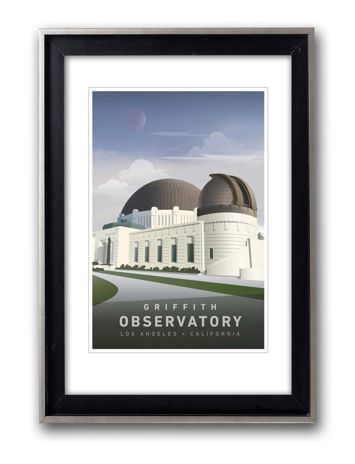 Griffith Observatory Poster/print Original - Etsy