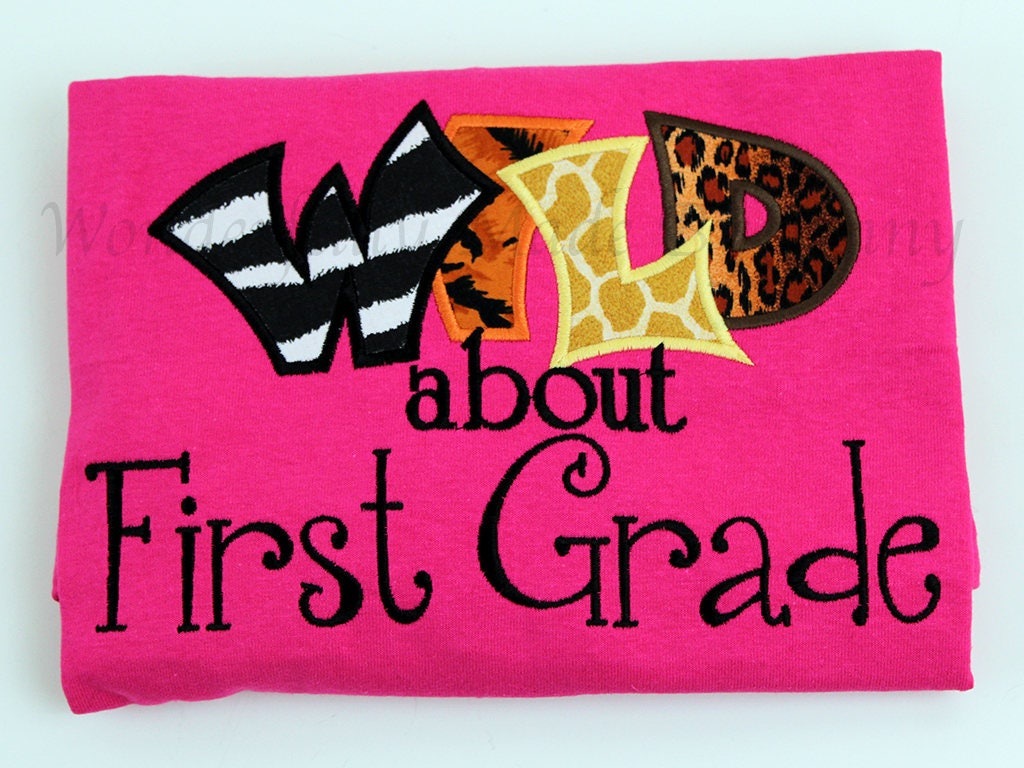 Wild About First Grade Shirt Teachers - Etsy