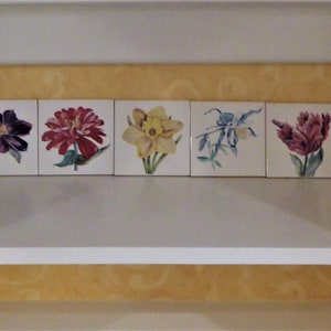 Sunny Ceramic Tile - 4.25 X 4.25 Inches - Etsy