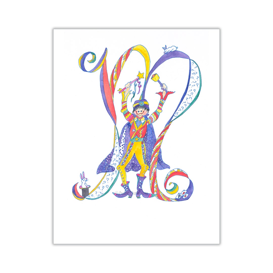The Sillybillies Alphabet - Letter M - Etsy