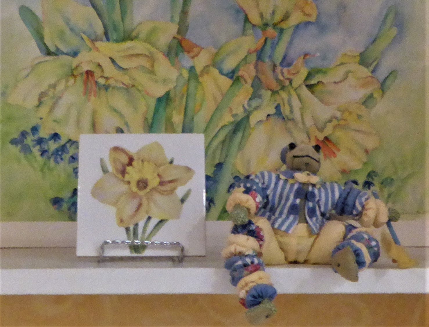 Sunny Ceramic Tile - 4.25 X 4.25 Inches - Etsy