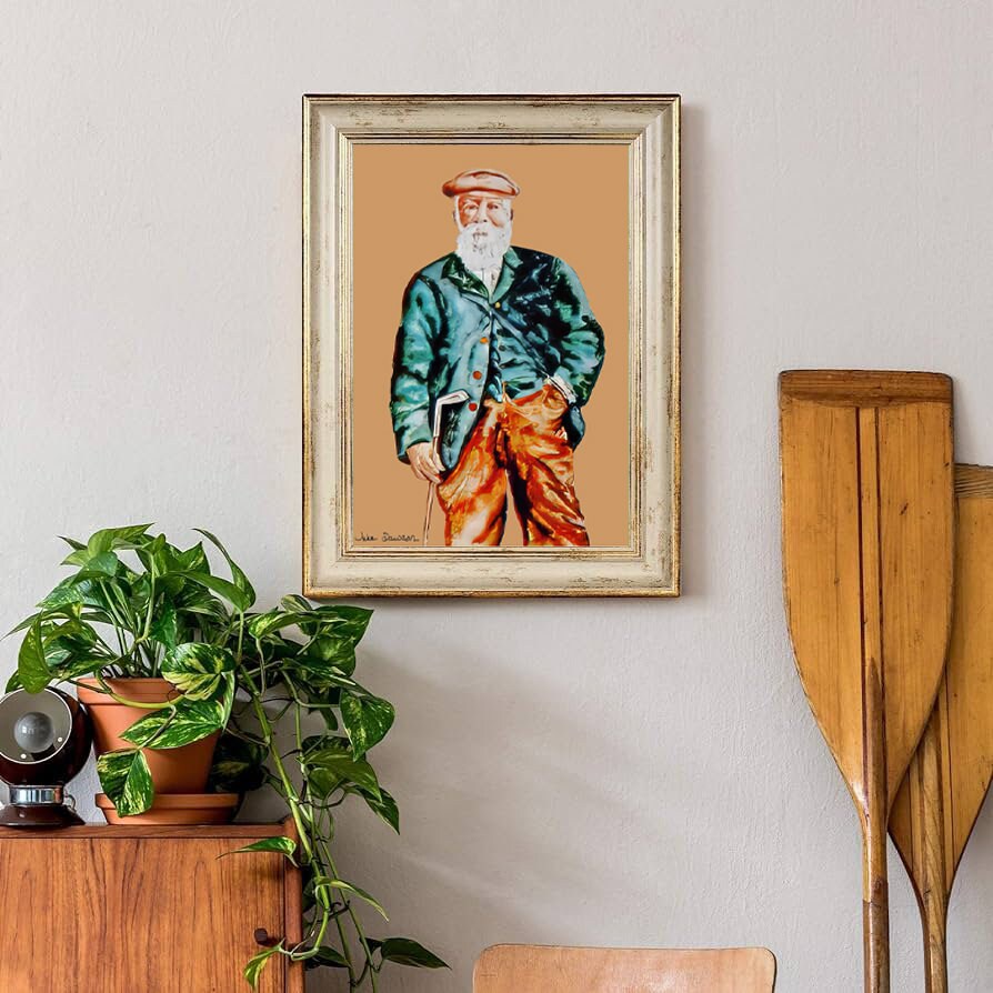 Old Tom Morris - Print of a Watercolor Painting of the Famous Golfer - Etsy
