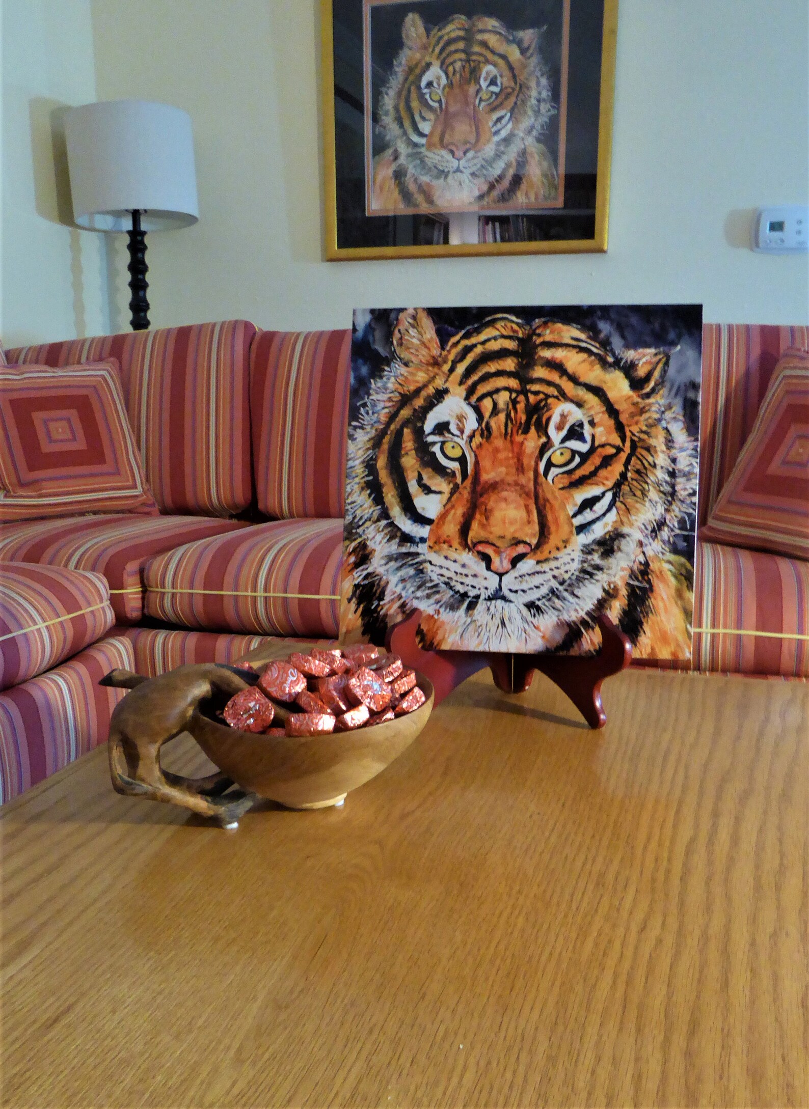 Home Run (tiger) Ceramic Tile - 12x12 Inches - Etsy