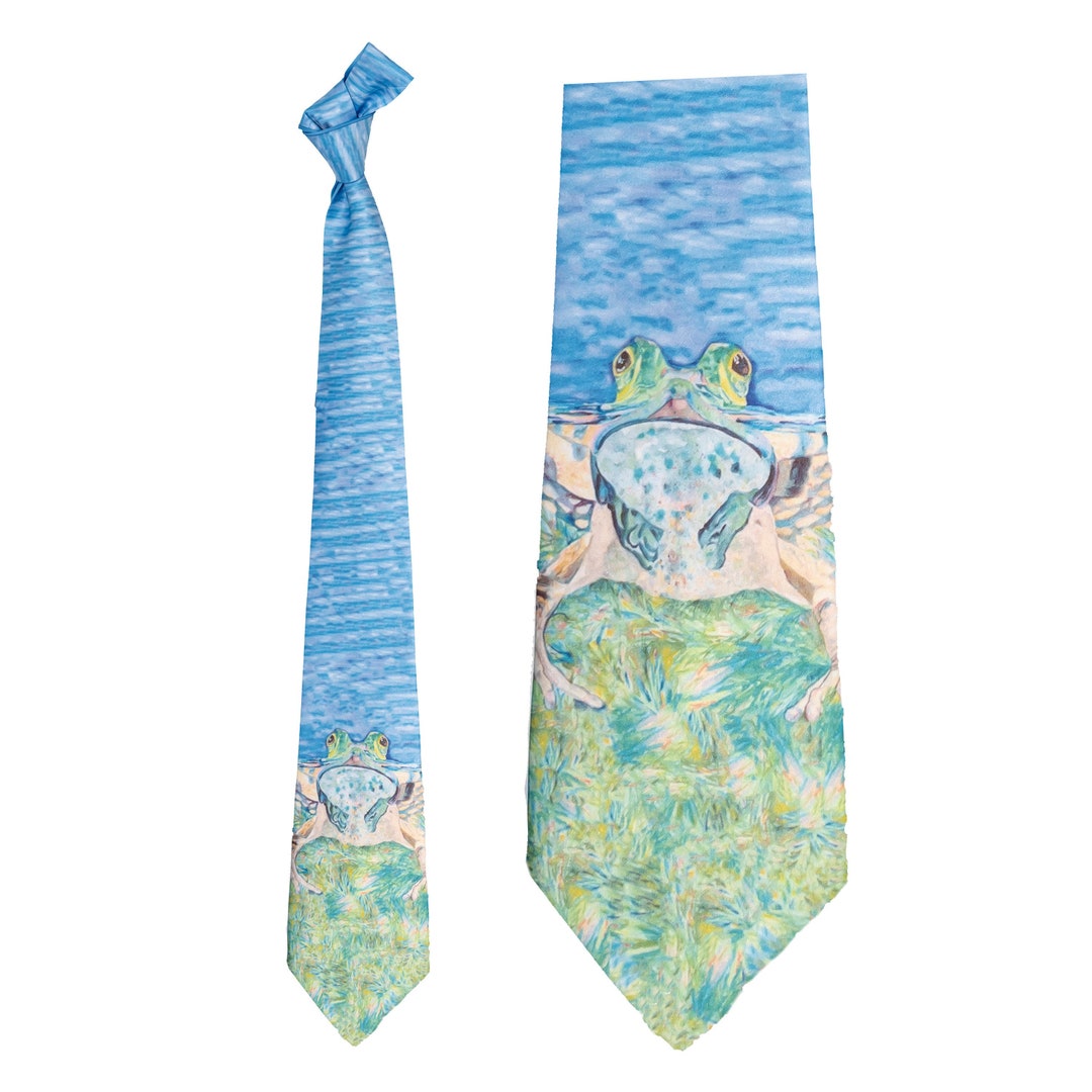 My Prince (frog) Necktie - Etsy