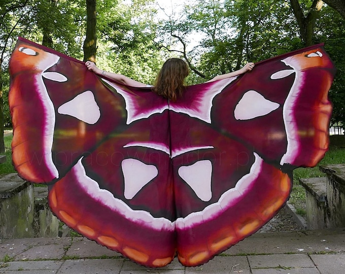 Moth Wings. Hand Painted Silk Wings Made to Order - Etsy Australia