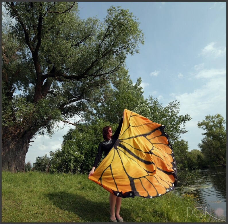 Hand Painted Semicircular Silk Veil Made to Order. - Etsy