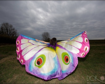Unique Hand Painted Silk Wings Made to Order. the Wings Like | Etsy