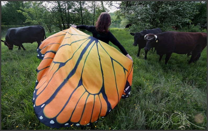 Hand painted semicircular silk veil made to order. | Etsy