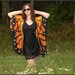 Monarch Butterfly Kimono. Hand Painted Silk Kimono. Made to - Etsy