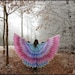 Ultraviolet Bird Wings. Hand-painted Silk Wings Glowing in UV Light ...