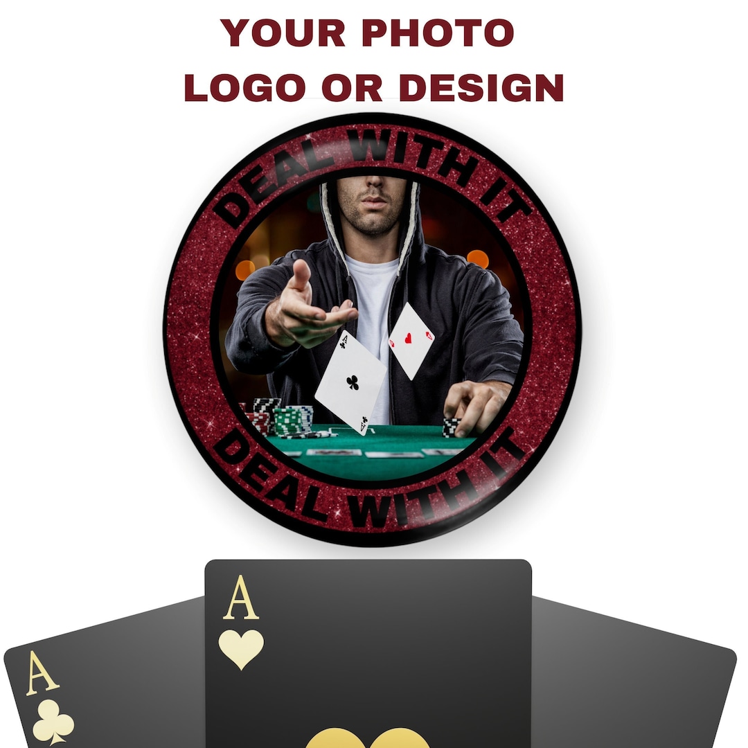 Personalized Glass Dealer Button, Poker Dealer Button, Dealer, Big ...