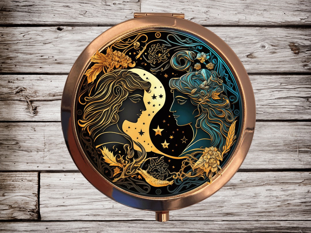 ZODIAC MIRROR COMPACT | Personalized Mirror With Your Horoscope ...