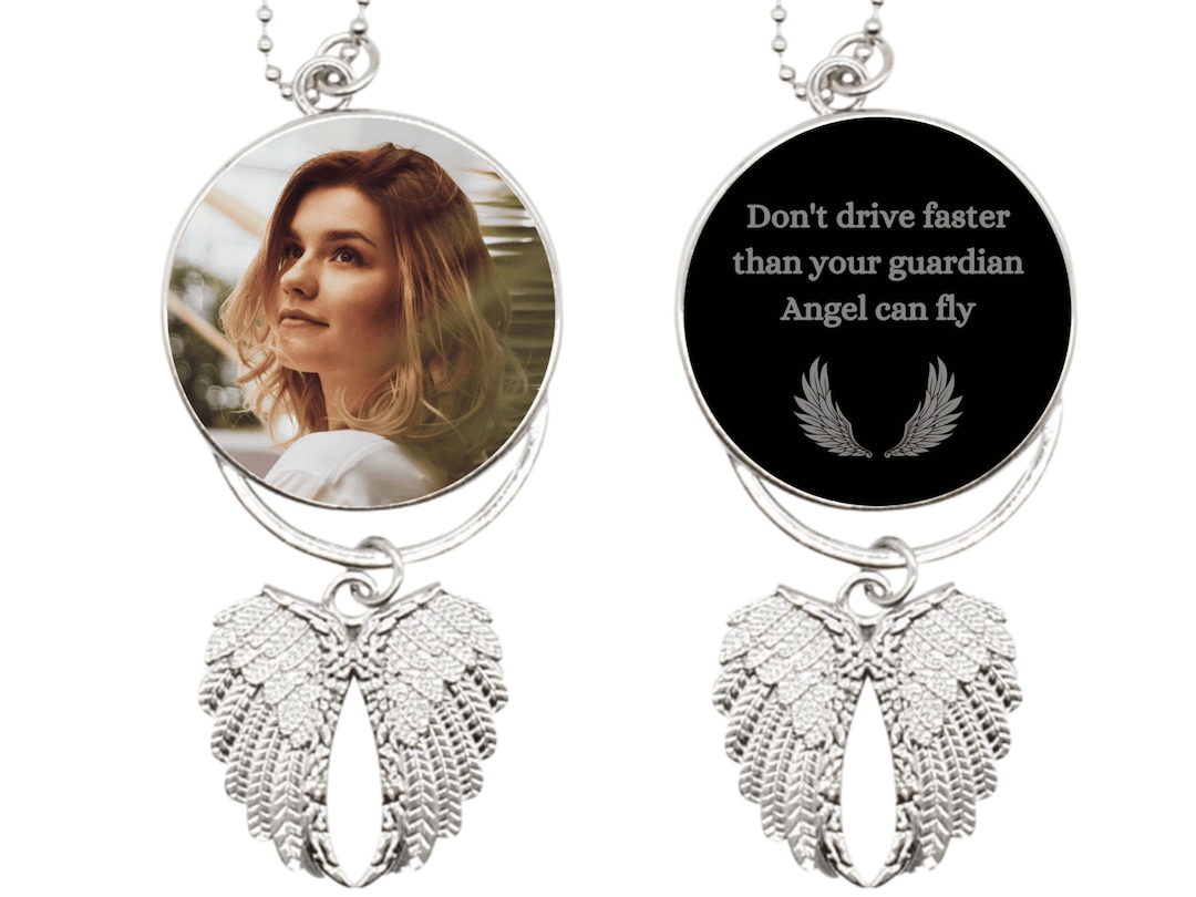 Car Angel Wings for Rear View Mirror | Don't Drive Faster Than Your ...