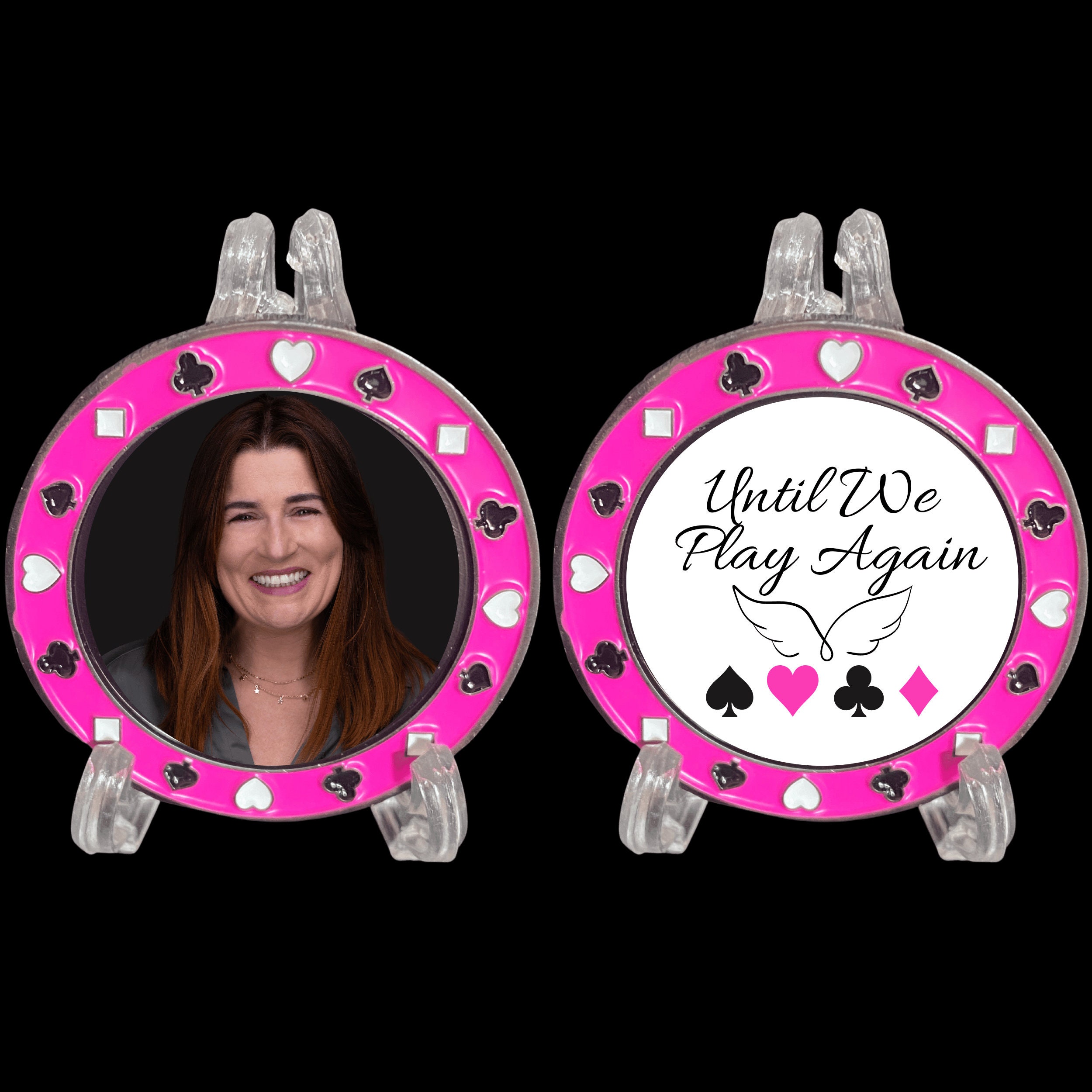 Memorial Poker Chip, in Memory, Rest in Peace, Until We Play Again ...