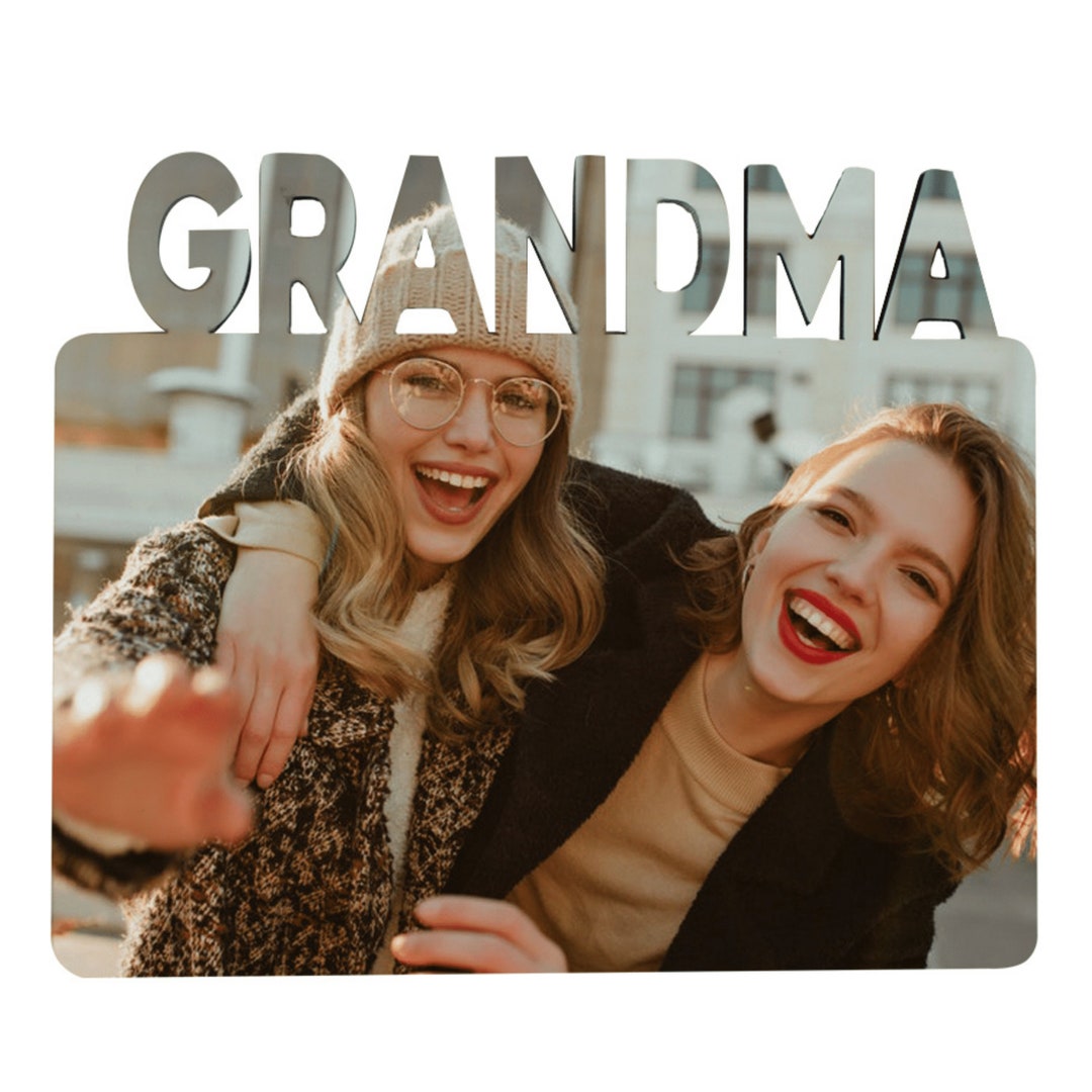 Grandma Photo Panel, Grandma Photo Display MDF, Custom Photo Gift ...