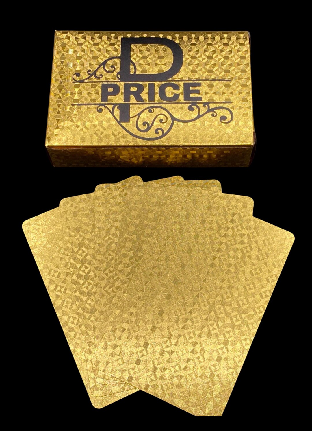 Playing Cards, Gold PVC Playing Cards, Gold Foil Card Deck, Poker ...