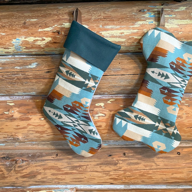 Pendleton Style Stocking - Etsy