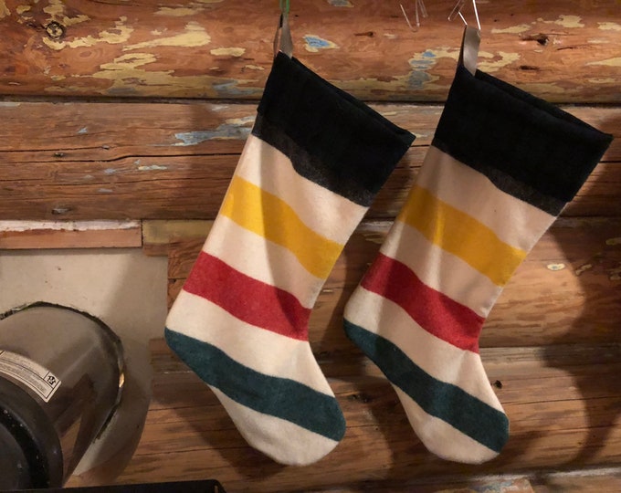 Glacier National Park Stockings Made From Pendleton Wool - Etsy