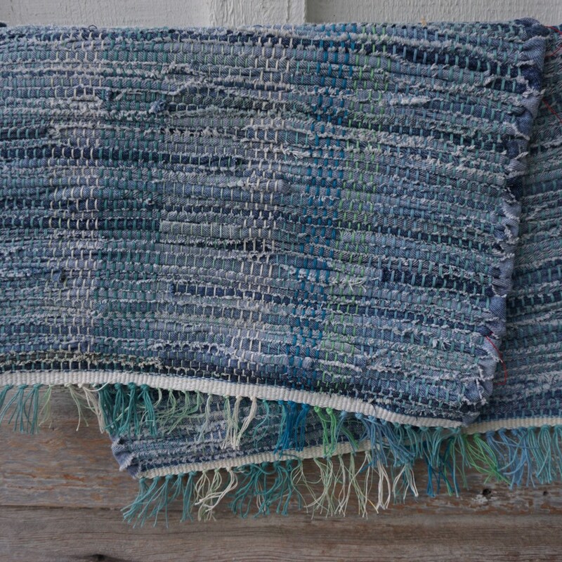 Recycled Denim Rug - Etsy