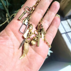 Real Animal Bone Necklace / Coyote Fang Necklace / Fox Tooth, Alligator ...