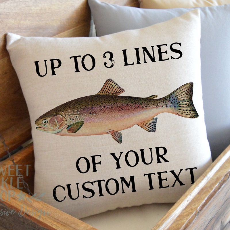 Fishing Pillow - Etsy