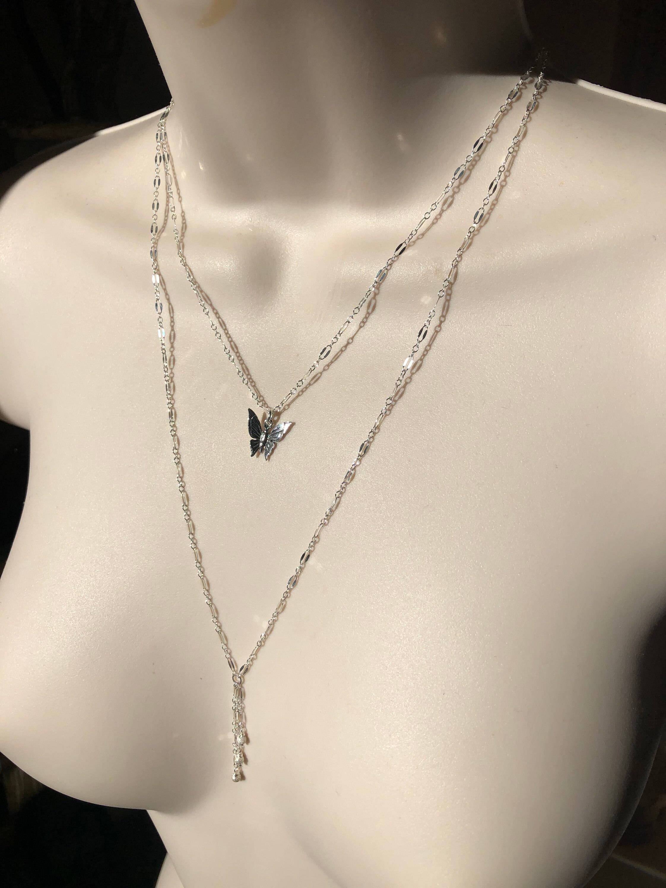 Kristen s 3 D Butterfly Seasons 7 8 14k Gold Fill Shimmer Dapped Chain Ms. Kristen Butterfly Pendant Vanderpump Rules Reunion Show Sparkle Etsy Sweden