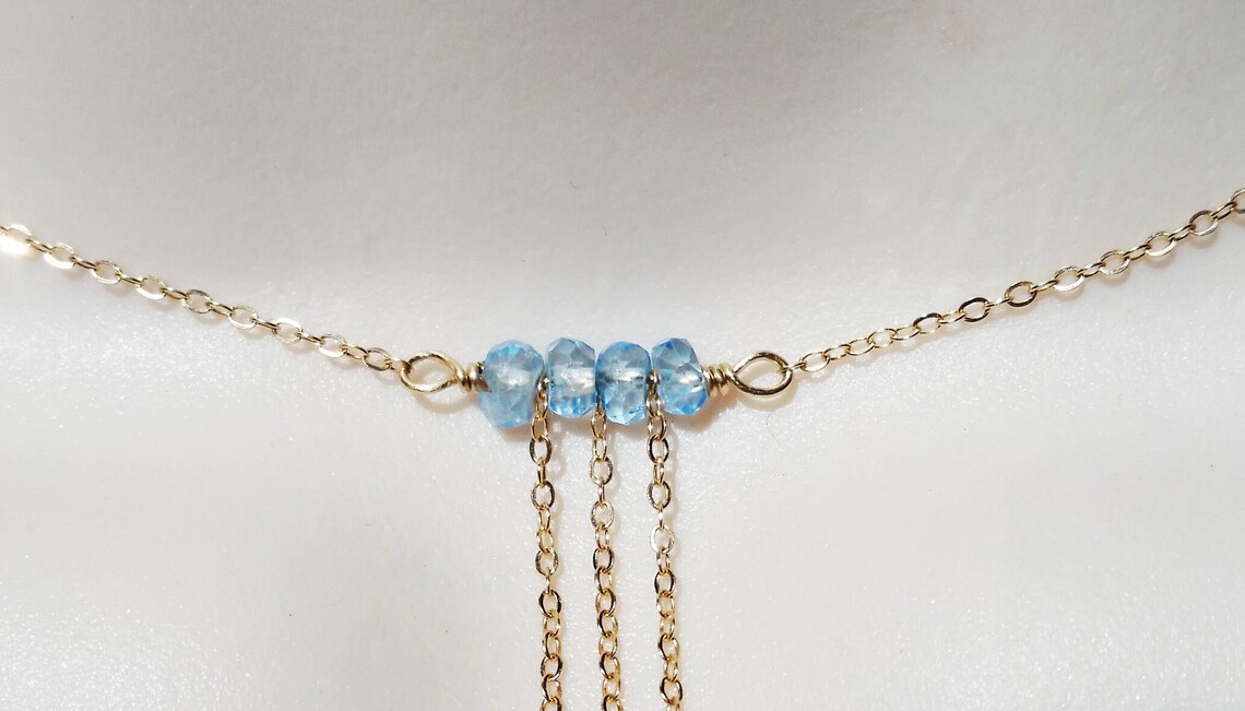 Stassi's Signature Gemstone Chain Choker Necklace | Etsy