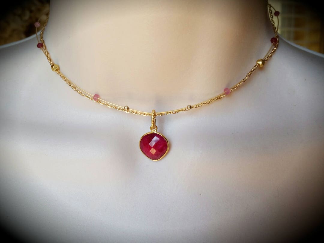 The Ruby Stone of "love" - Etsy