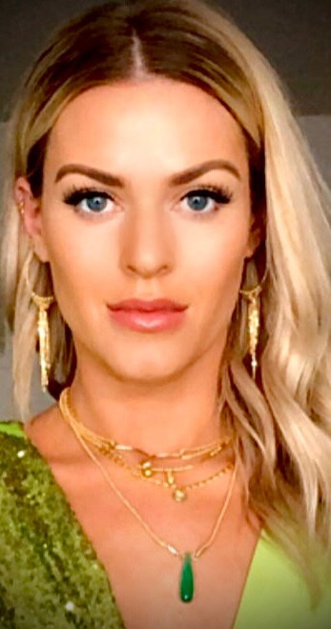 Dayna's Reunion 8 Sparkle Hoop Chain Earrings 14k Gold | Etsy