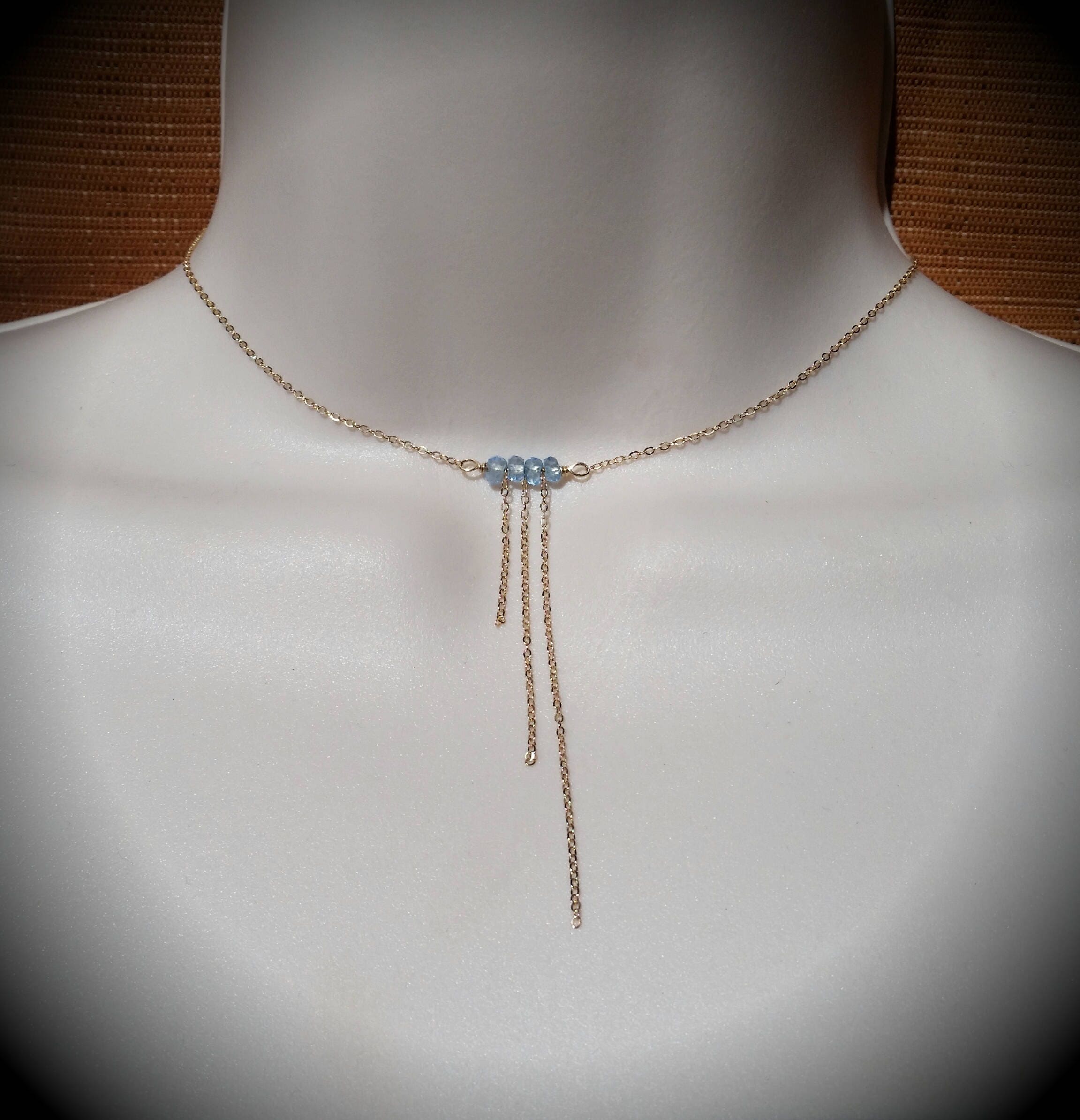 Stassi's Signature Gemstone Chain Choker Necklace | Etsy