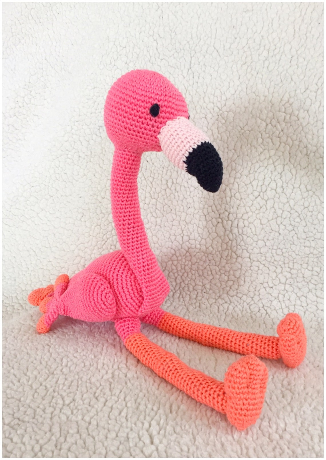 Flamingo Crochet Pattern Tutorail Amigurumi Crocheted Pattern Pdf ...