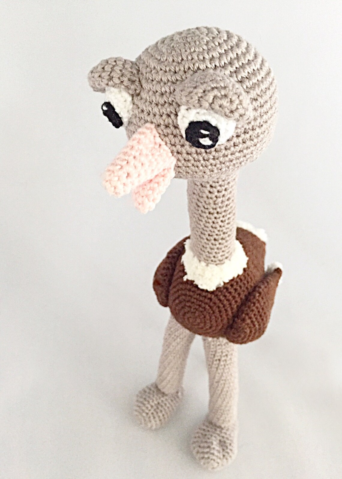Ostrich Amigurumi PDF Crochet Pattern Described in Deutsch, English and ...