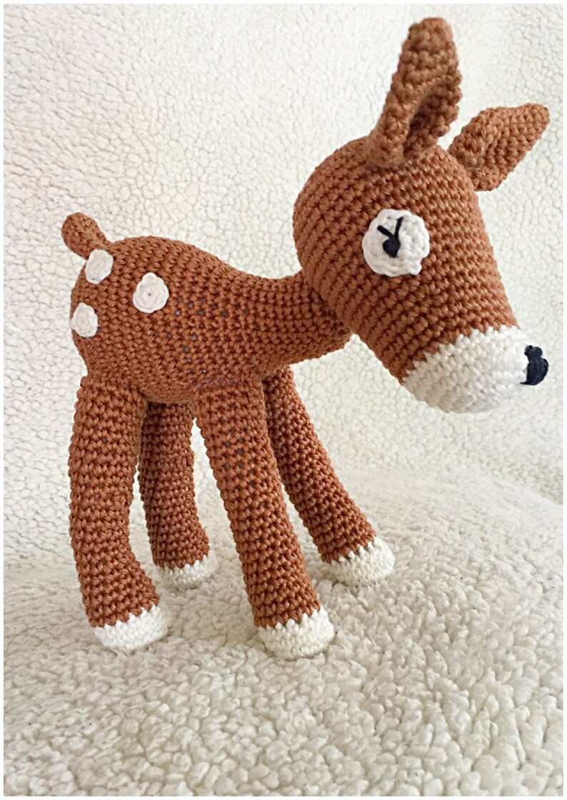 Crochet Pattern of Cute Deer PDF File in Dutch or English US Terms ...