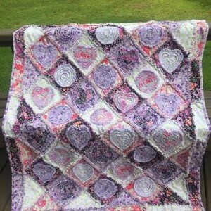 Custom Ragged Applique Rag Quilt - Etsy