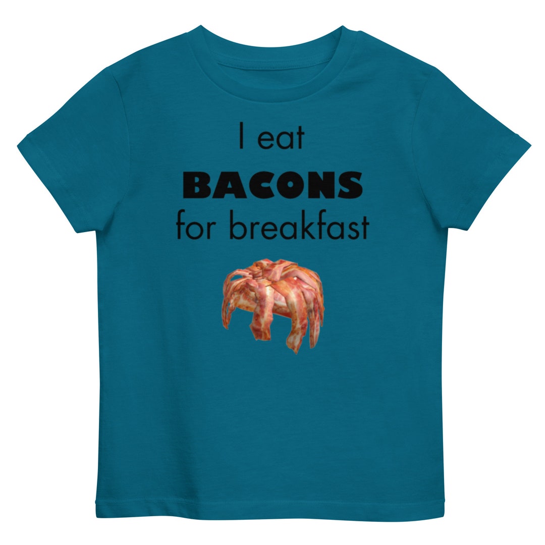 Roblox Bacon Hair Organic Cotton Kids T-shirt - Etsy