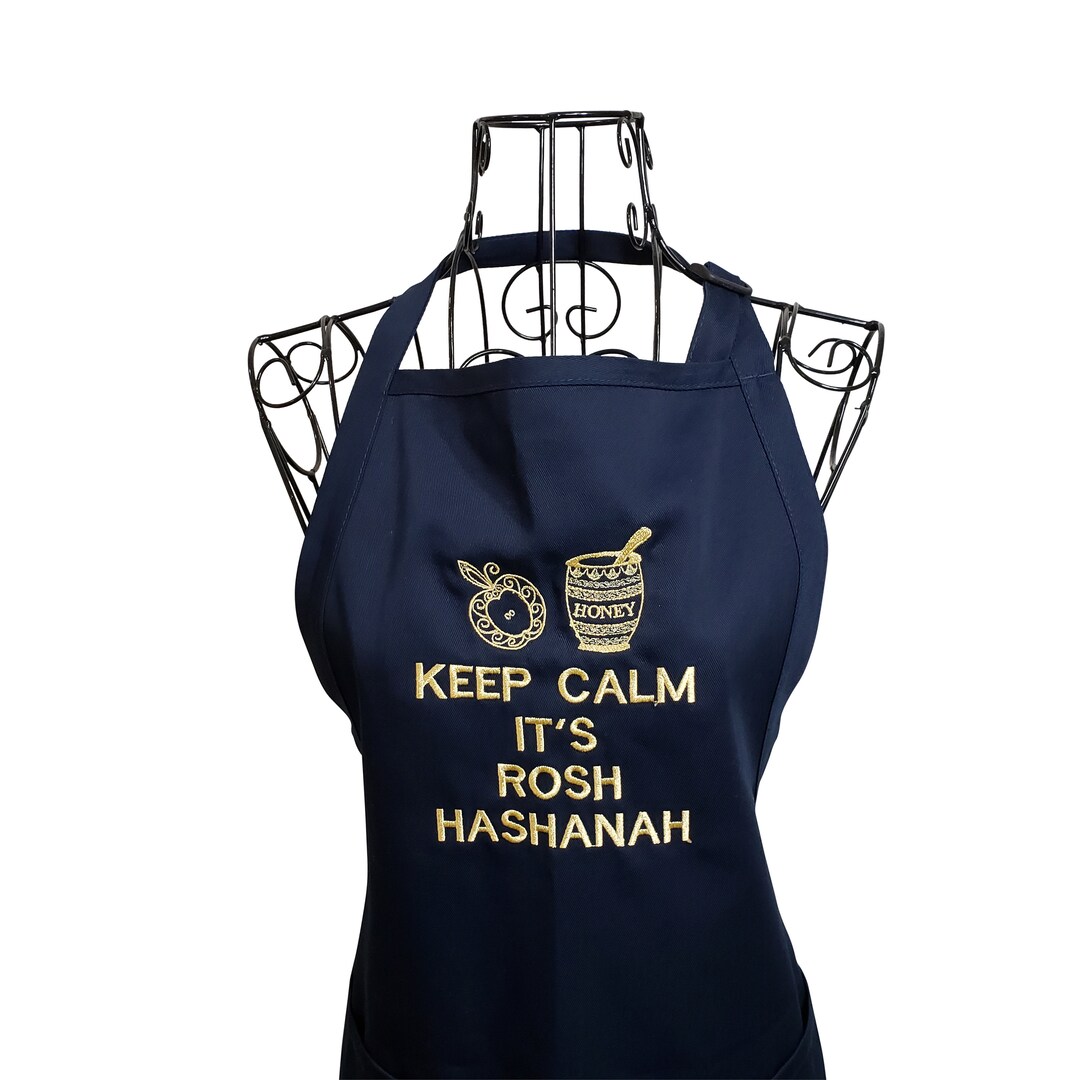 Funny Embroidered Jewish Holiday Apron, Rosh Hashanah Apron - Etsy