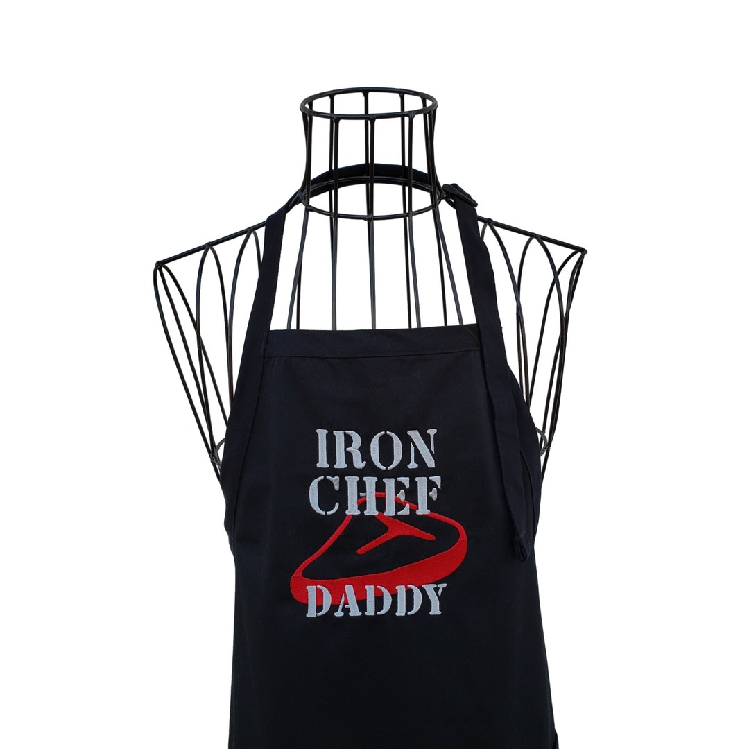 Daddy BBQ Apron, Iron Chef Daddy Apron, Fathers Day Gift, Gifts for Him ...