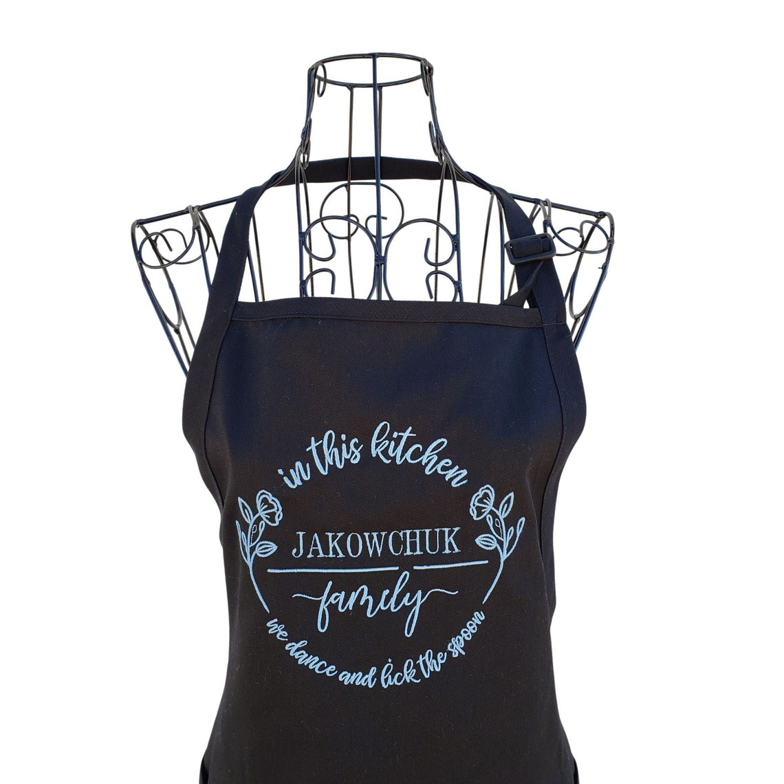 Personalized Family Apron for Women Custom Embroidered We - Etsy