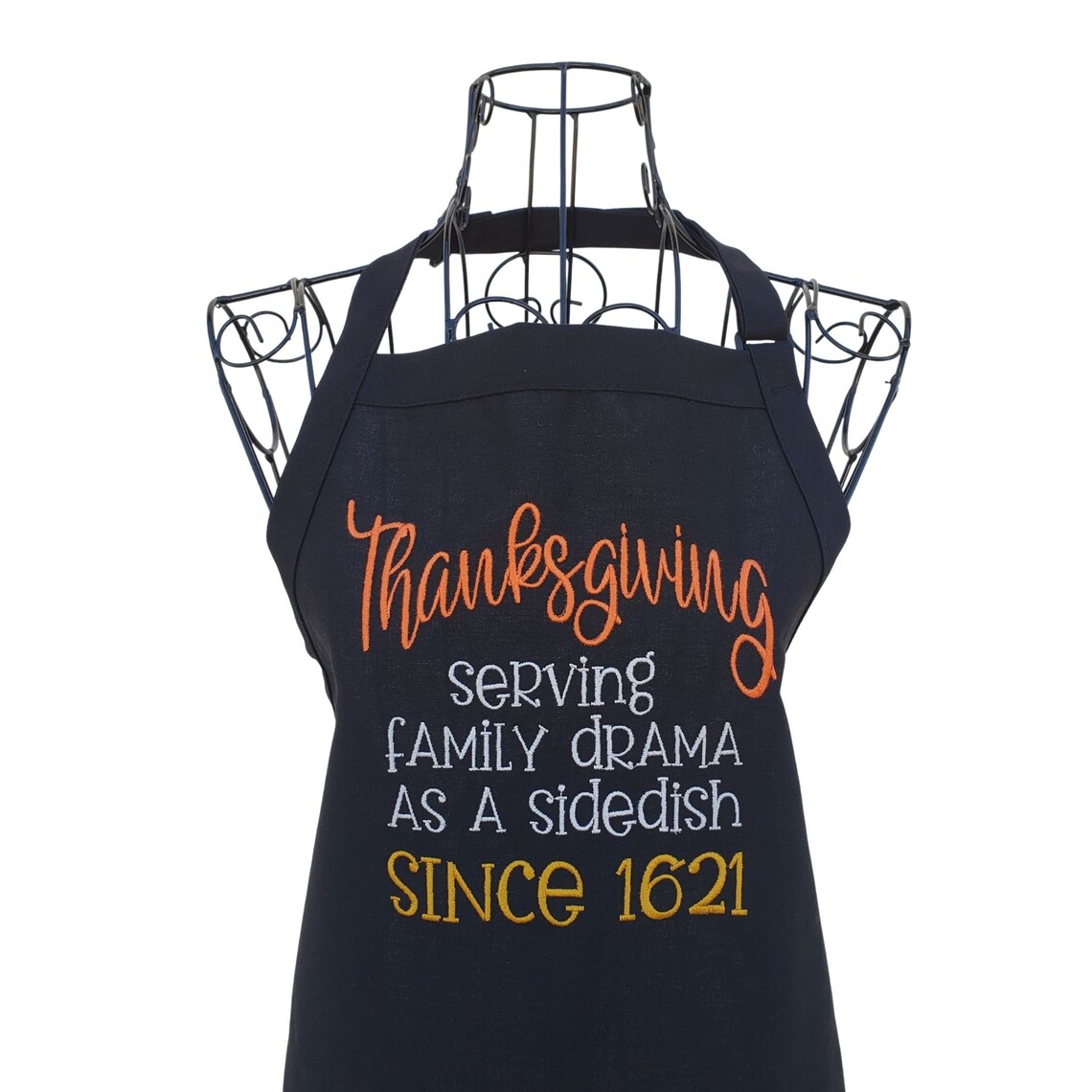 Funny Thanksgiving Apron Serving Family Drama Since 1621 - Etsy