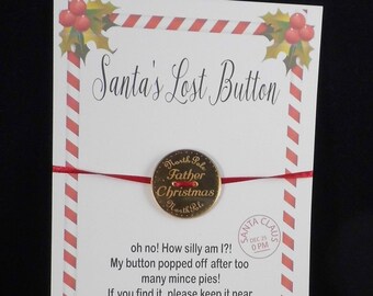 Magic Santa Button With Printable Poem for Holiday Fun Instant - Etsy