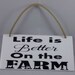 Farm Life Plaque/farmer Plaque/farming/farmer Gift/farming Life/gift ...
