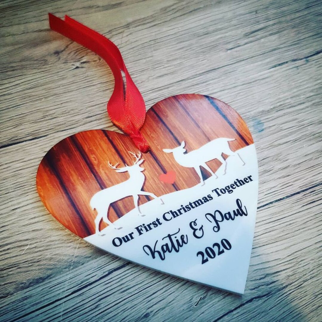 First Christmas Together/first Christmas Married/our First - Etsy UK