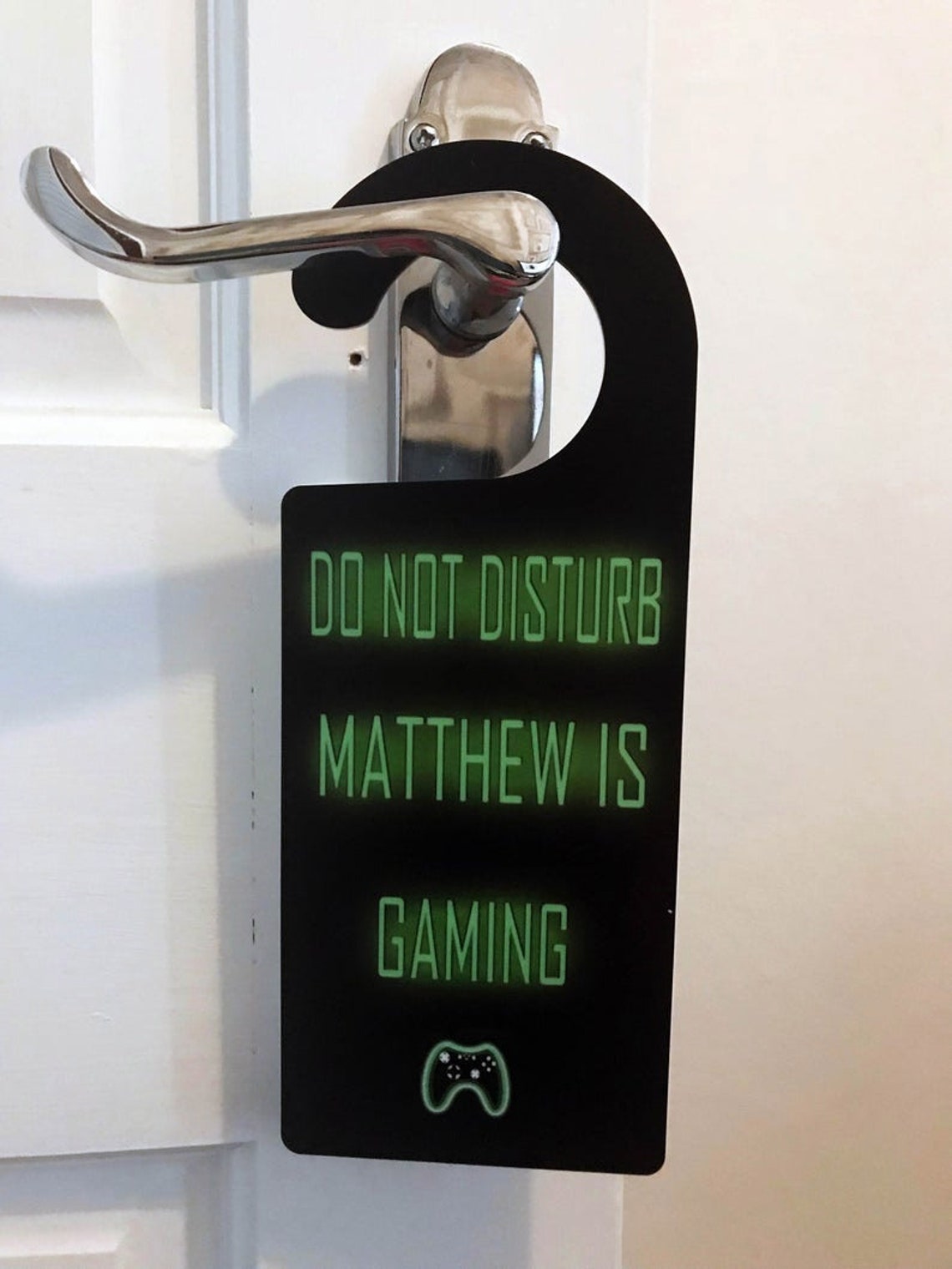 Personalised Gaming Gift/do Not Disturb Gamer/gift for Gamer/door Sign ...