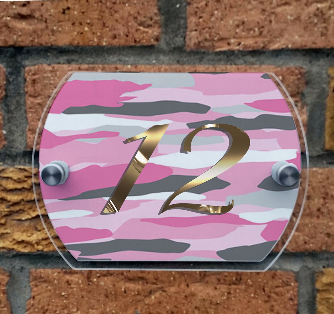 Camouflage House Sign /personalised House Sign/house Plaque/house ...