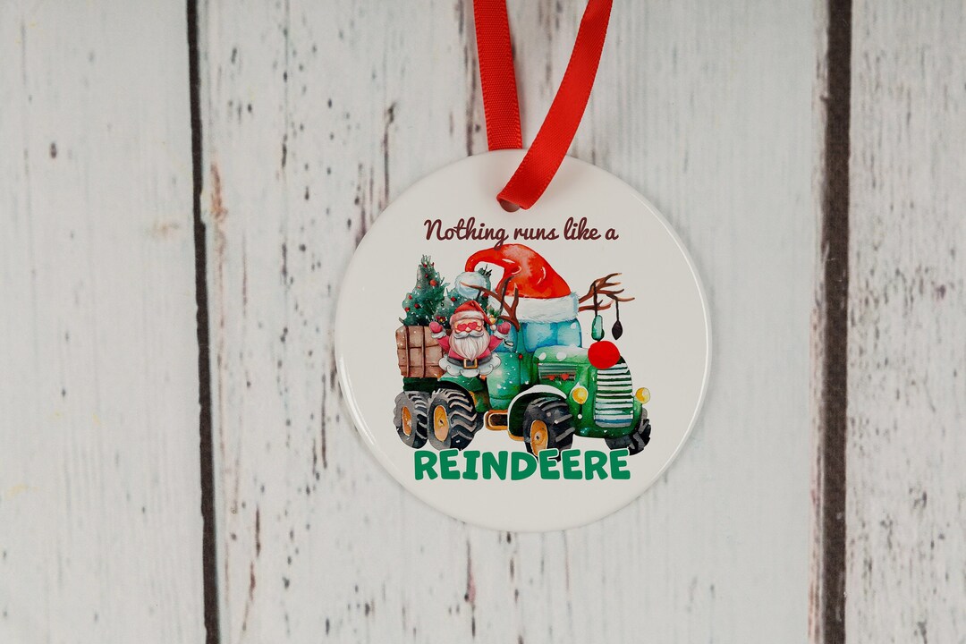 Christmas Bauble/tractor Ornament/christmas on the Farm/tractor ...