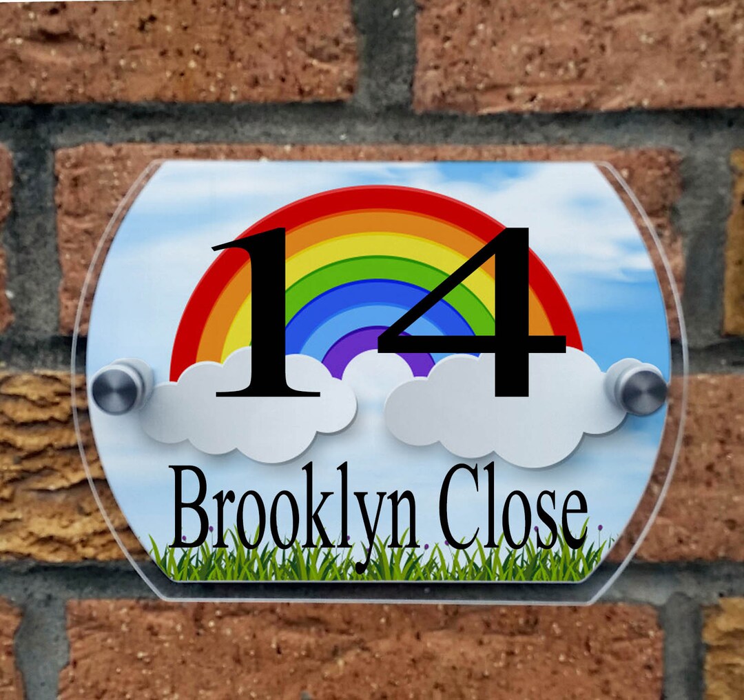 House Plaque/house Number/ Address Sign/house Number Sign/personalised ...