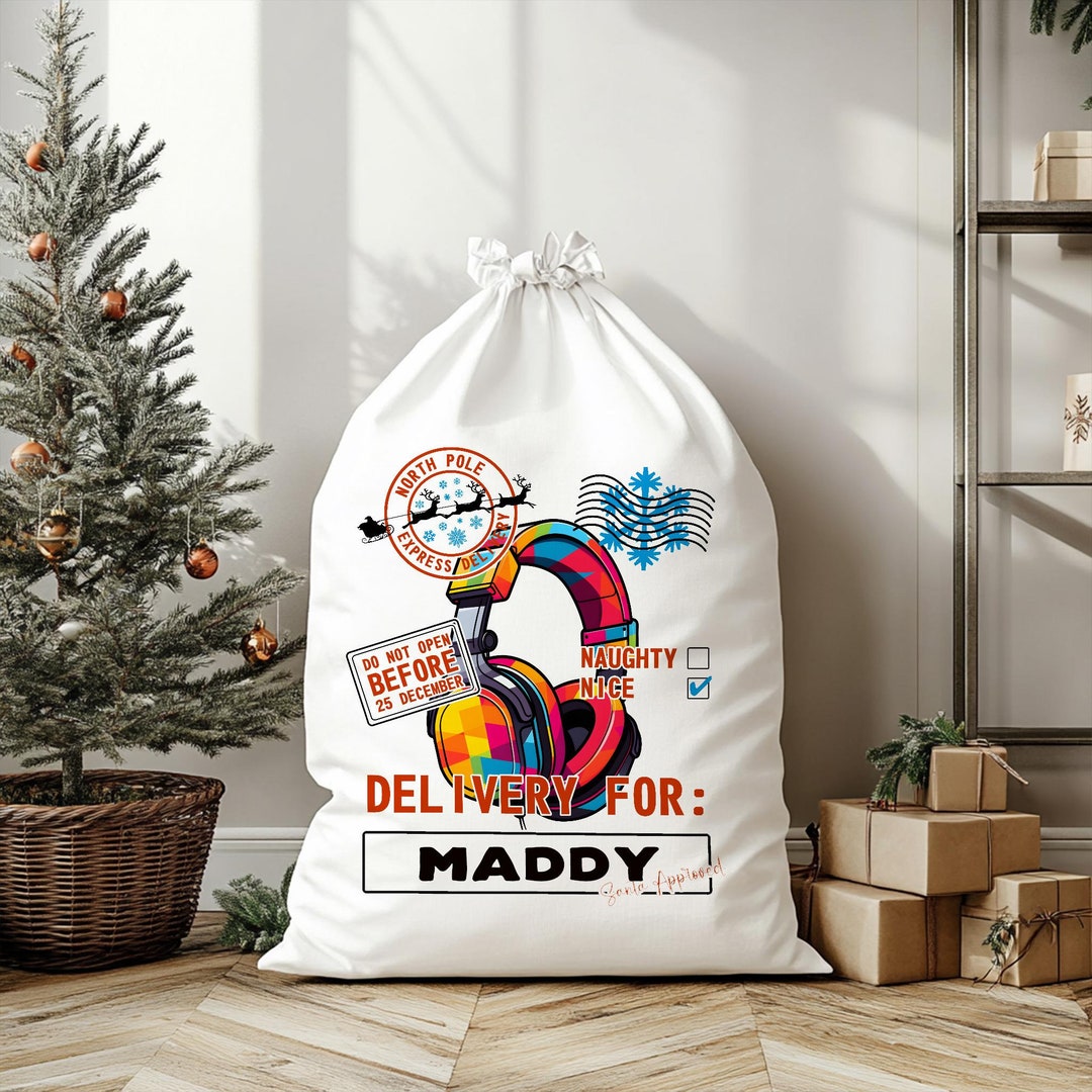 Gaming Santa Sack/santa Sack for Gamer/personalised Santa Sack for ...