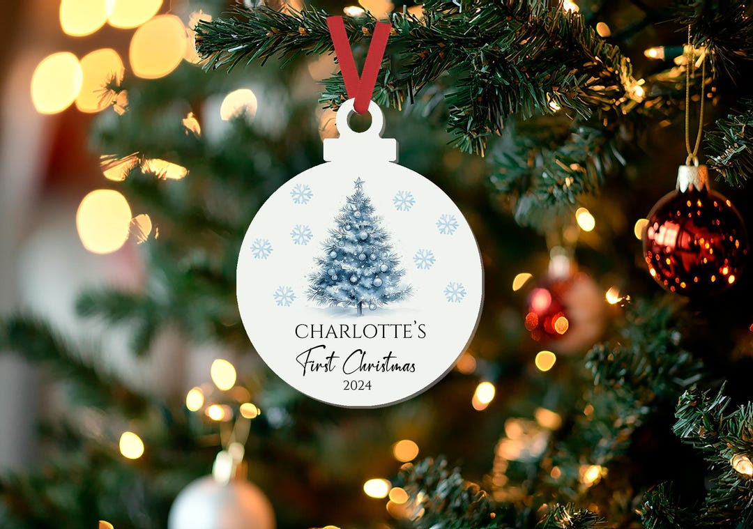 Baby's First Christmas Ornament/baby Keepsake Ornament/gift for New ...